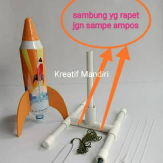 Jual [Mainan Edukasi] Roket Air Dan Alat Peluncur / Water Rocket ...
