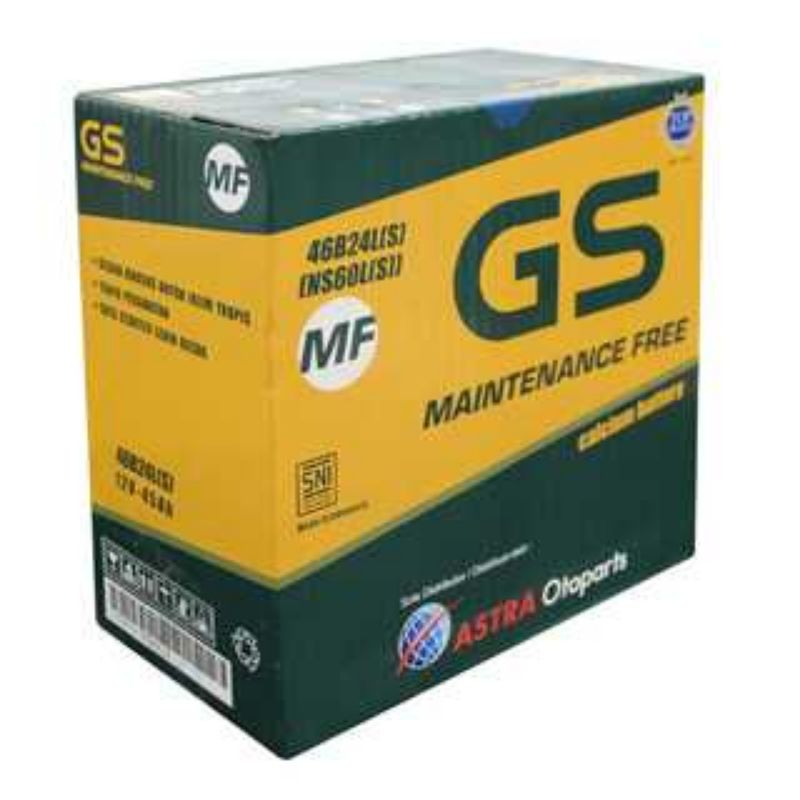Jual Accu / Aki Mobil GS ASTRA MF NS60LS - 46B24LS (Maintenance Free ...
