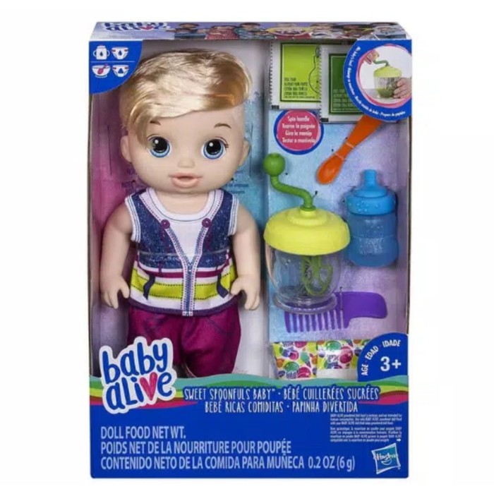Jual Baby Alive Sweet Spoonfuls Baby Boy | Shopee Indonesia