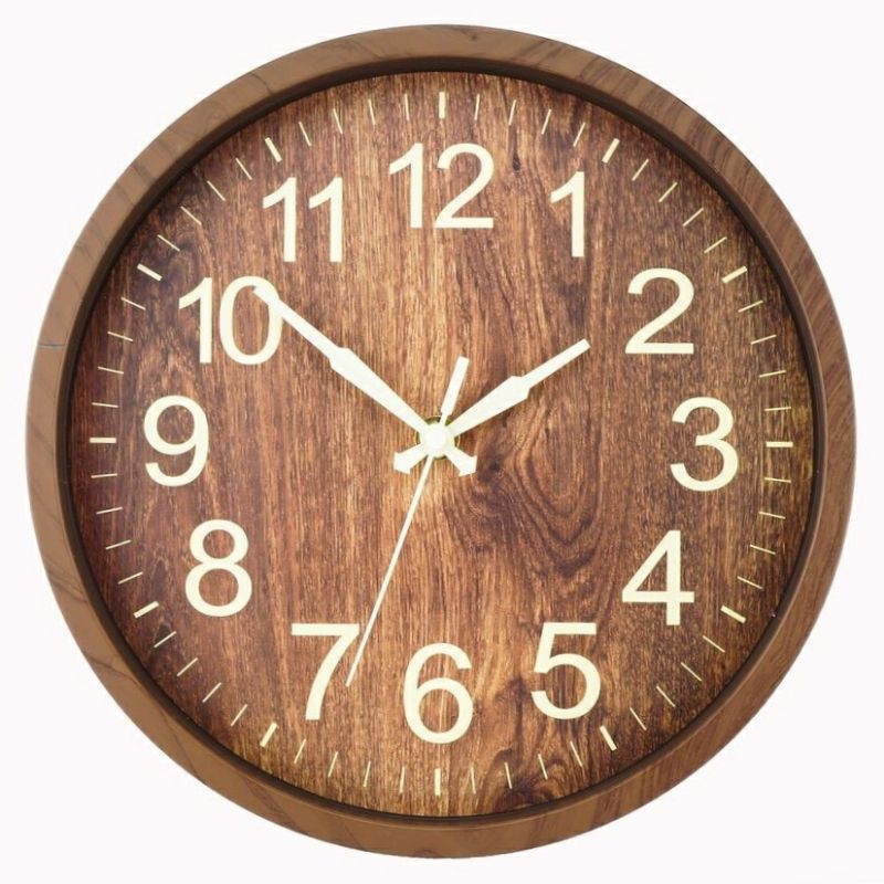 Jual Jam Dinding Besar jam dinding vintage jam dinding motif kayu Wood ...