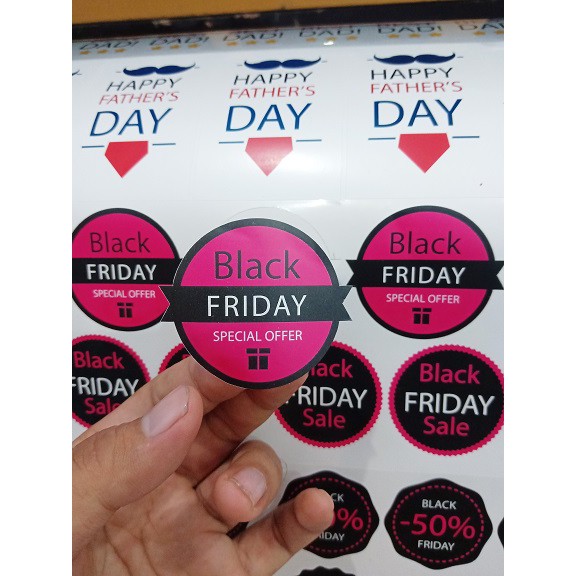 Jual Print Stiker Vinyl Kisscut | Diecut Laminasi or Not | Stiker Label ...