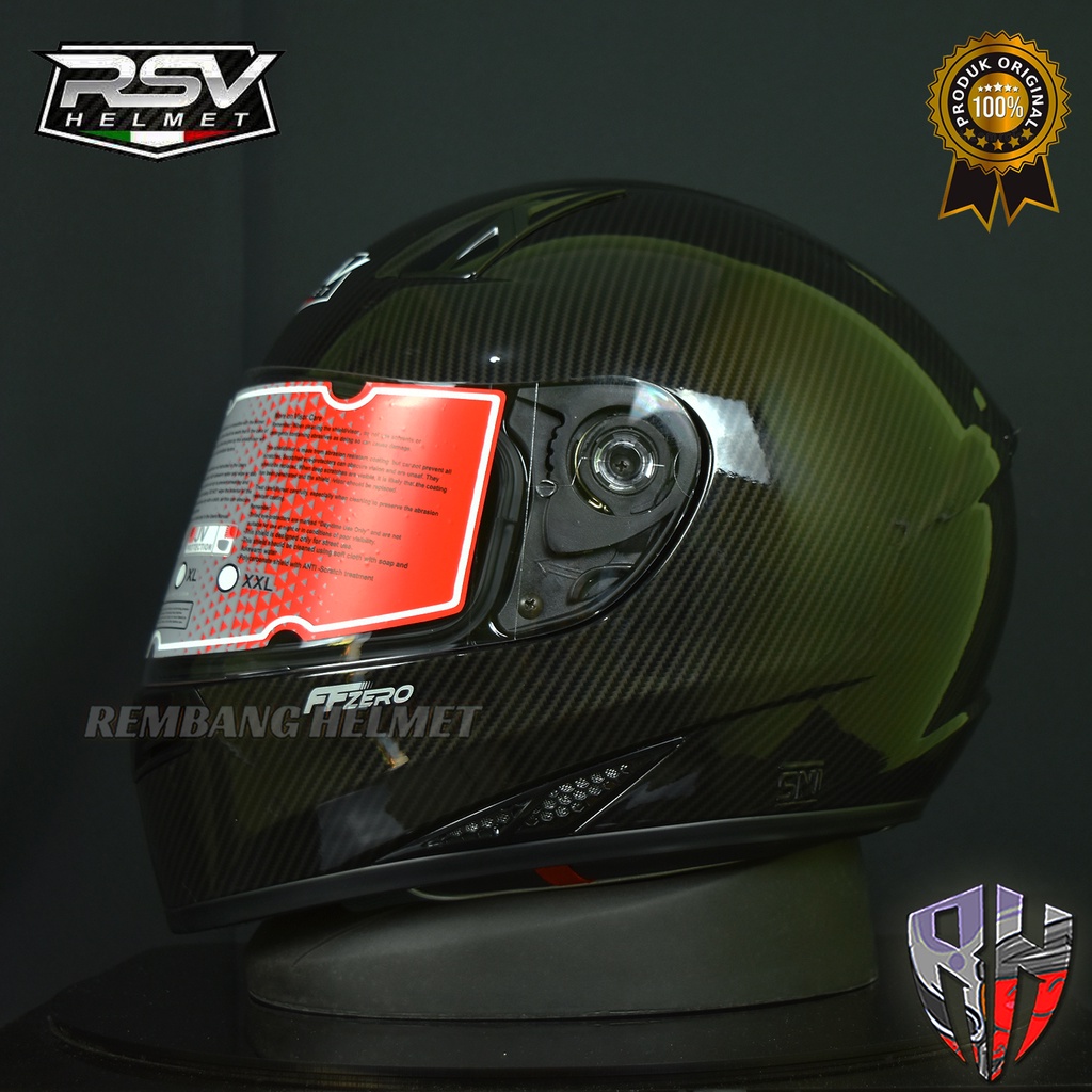 Jual HELM RSV FFZERO CARBON GLOSSY Berat 2Kg | Shopee Indonesia