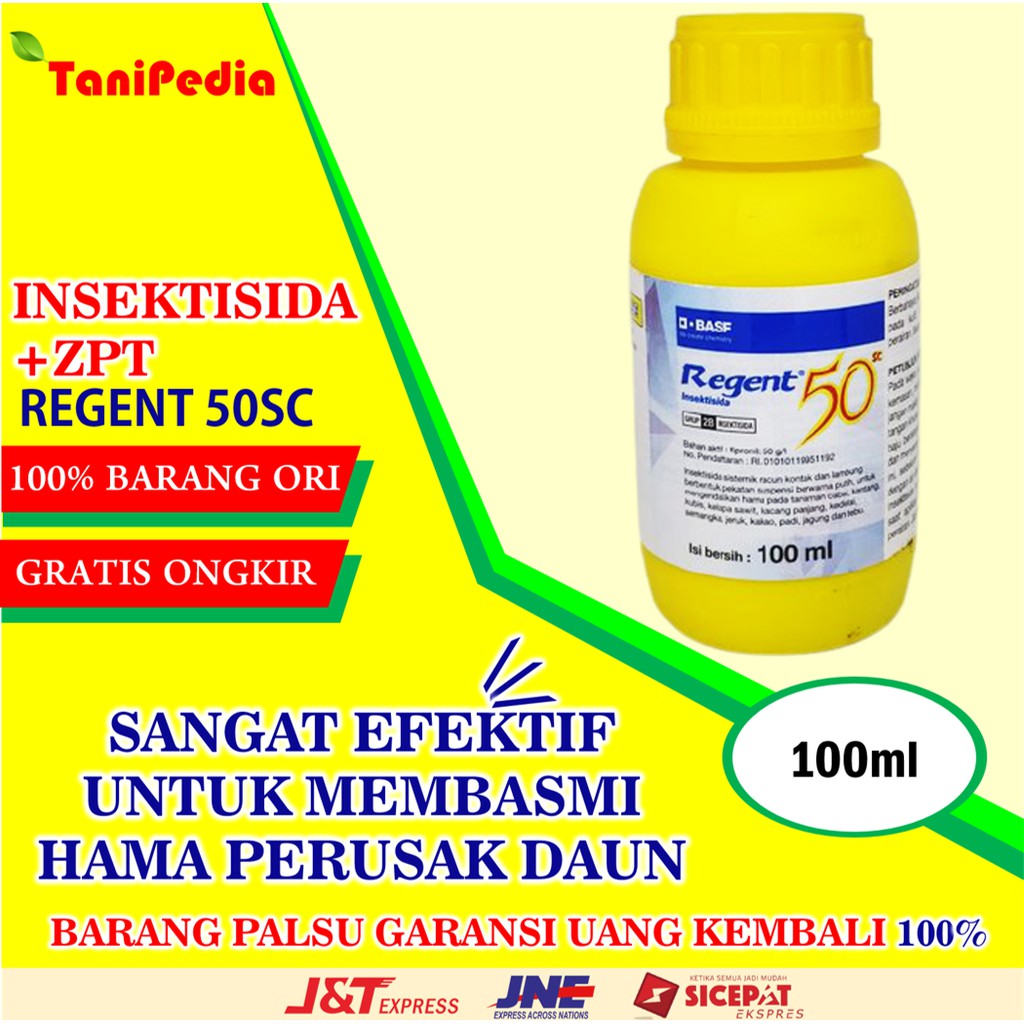 Jual INSEKTISIDA SISTEMIK REGENT 50SC 100ml RACUN OBAT PEMBASMI HAMA ...