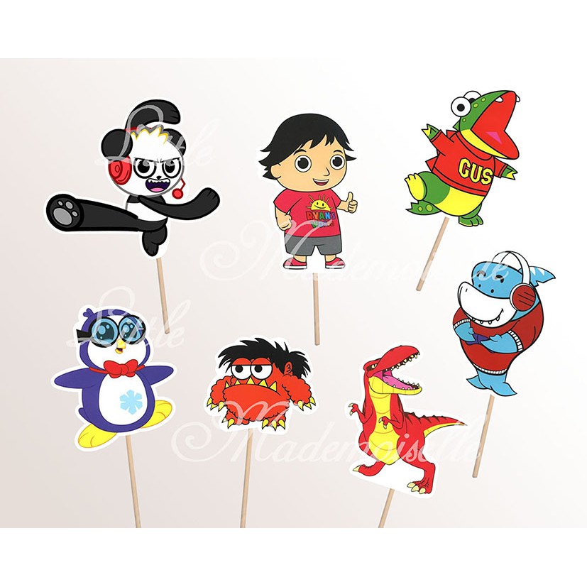 Jual Topper Cupcake Ryan Toys Review | Shopee Indonesia