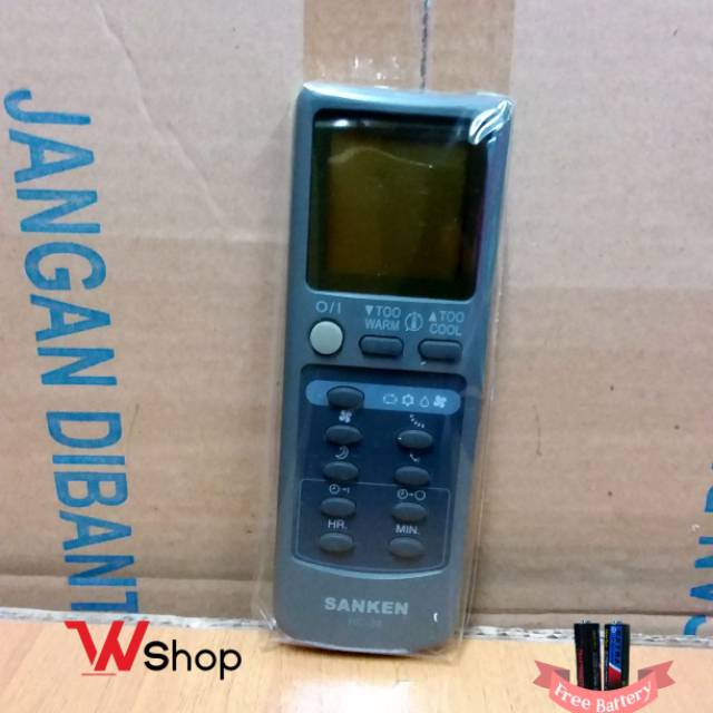 Jual REMOTE/REMOT AC SANKEN COOL ORIGINAL -Air Conditioner | Shopee ...