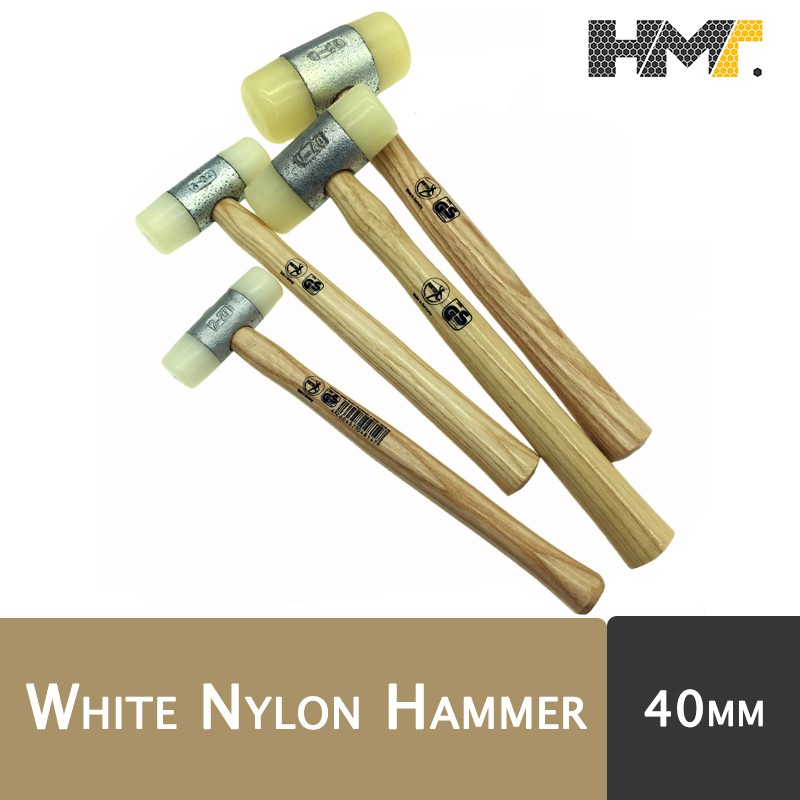 Jual Nylon Hammer White 40mm / Palu Nilon Putih 40 mm | Shopee Indonesia