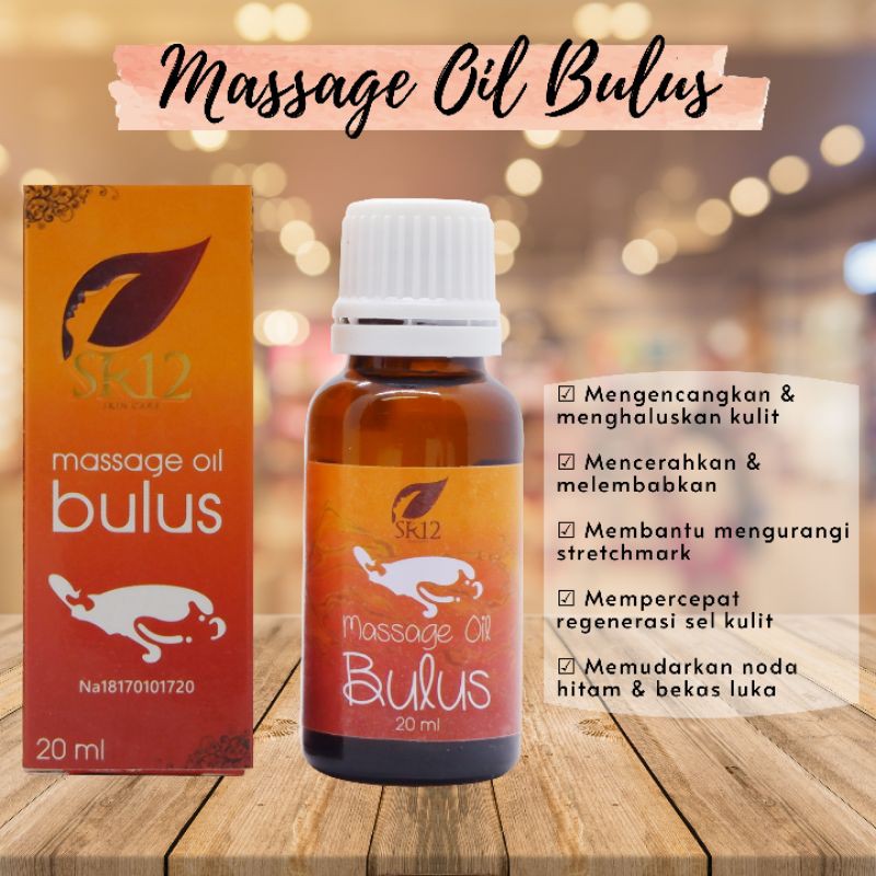 ORIGINAL!! MINYAK BULUS SR12 / NO BAU AMIS / MASSAGE OIL BULUS / BULUS ...