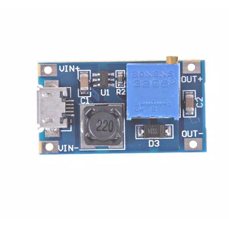 Jual Modul rangkaian regulator adapter driver converter step up DC 2 ...