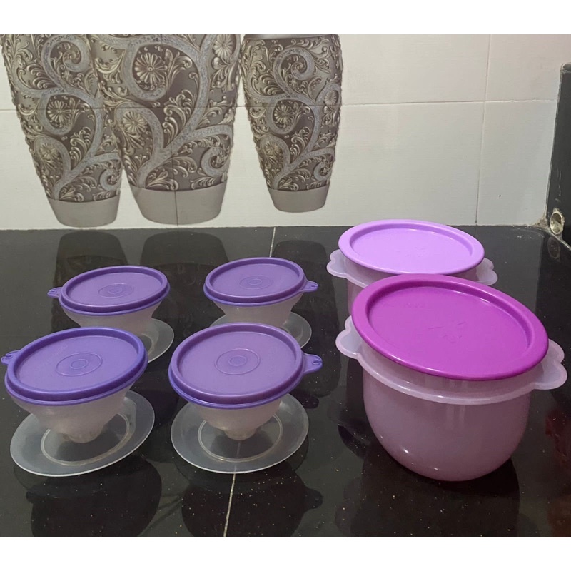 Jual Tupperware (tempat es krim/dessert, snack) Indonesia|Shopee Indonesia