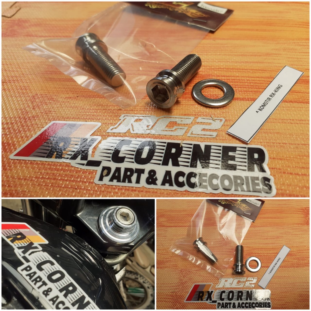 Jual BAUT BAUD L COSTUME STAINLES SEGITIGA ATAS KOMSTIR RX KING ...