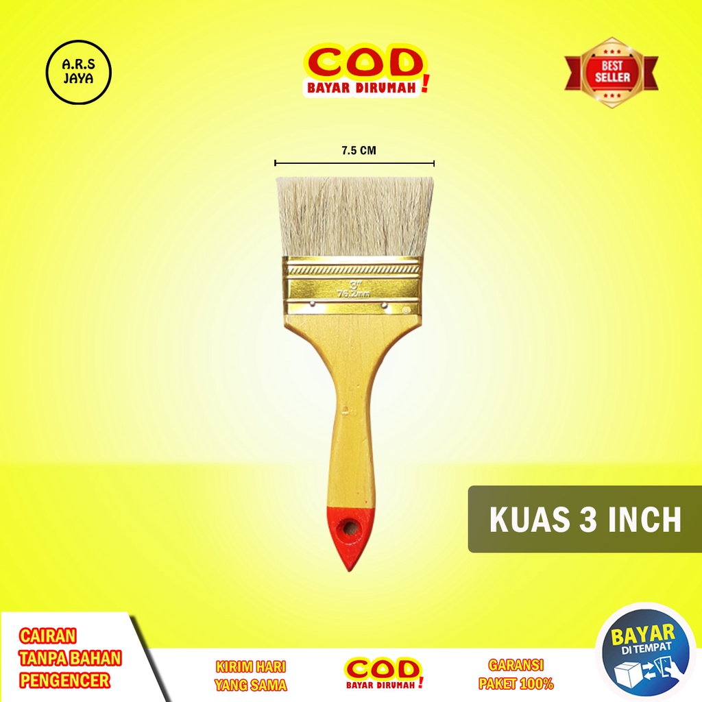 Jual Kuas 3 Dim - 7,5 cm | Shopee Indonesia