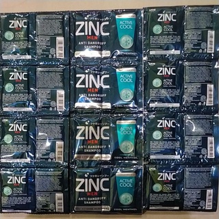 Jual Zinc Anti Dandruff Active Cool Shampoo, shampoo sachet Zinc satu ...