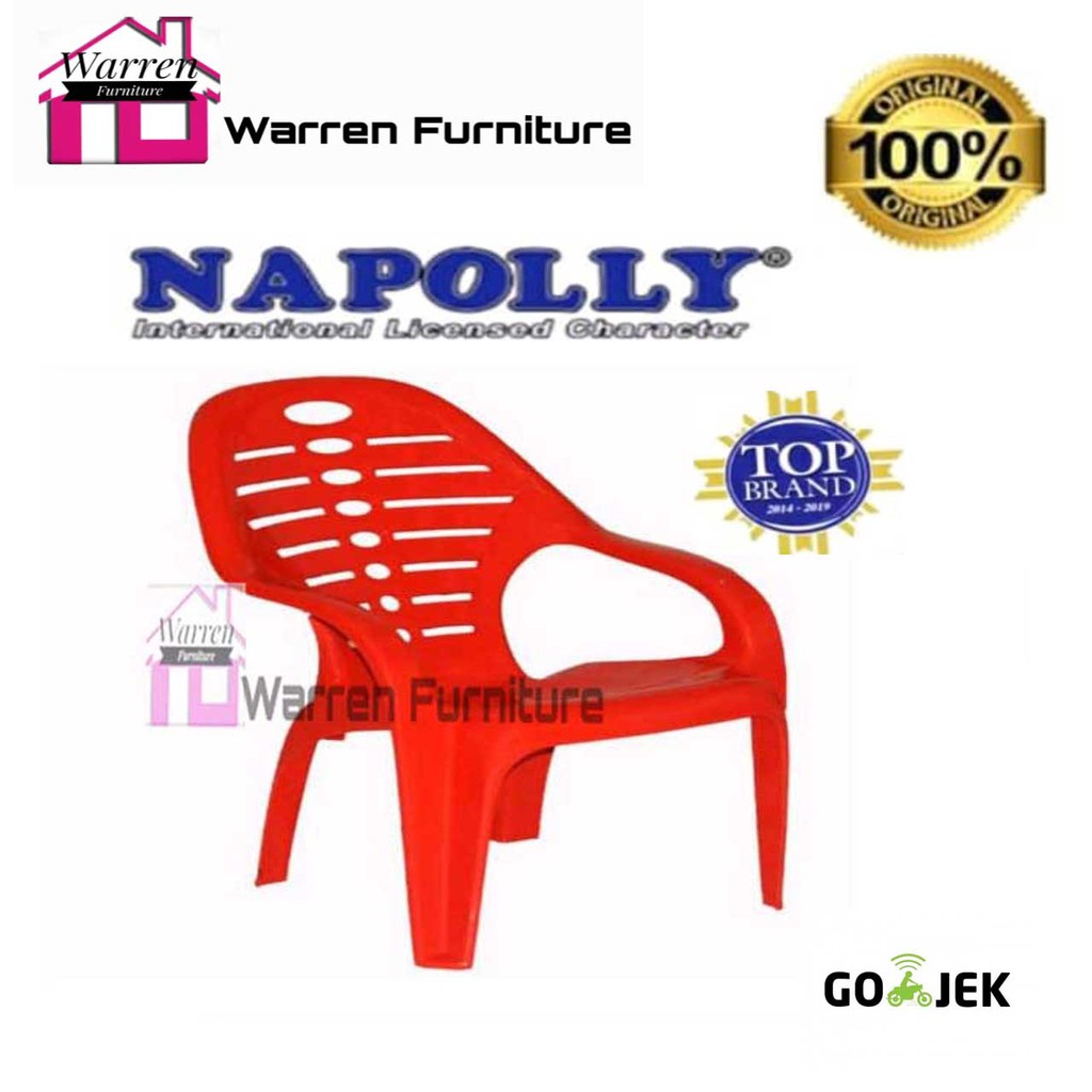 Jual kursi santai plastik/ kursi teras/ kursi taman/ kursi Napolly 909 ...