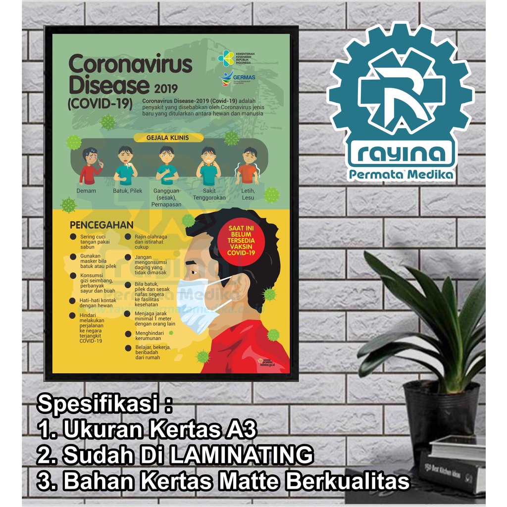 Jual Poster Coronavirus Disease 2019 | Shopee Indonesia