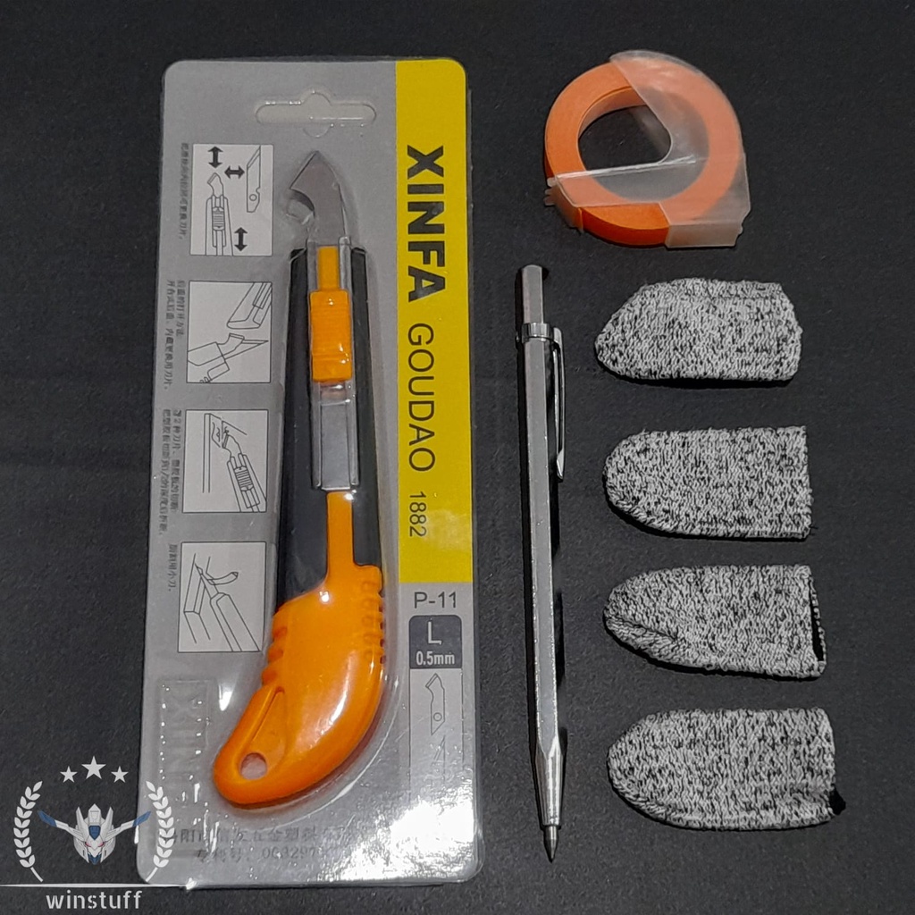 Jual Paket Scribing Panel Line Rakit Gundam Gunpla Toolkit Tools Set ...