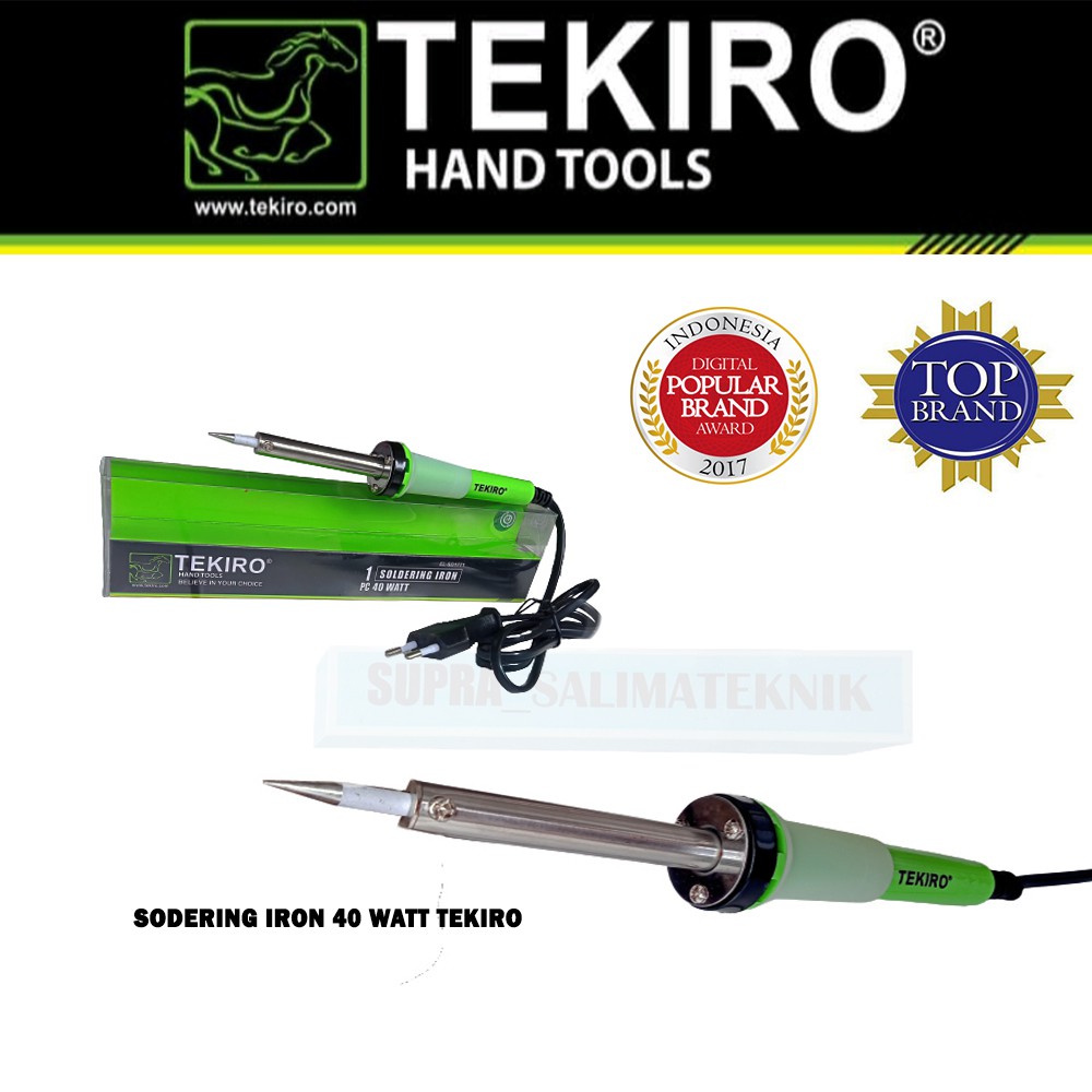 Jual Tekiro Soldering 40 watt/Soldering Iron Tekiro 40watt | Shopee ...