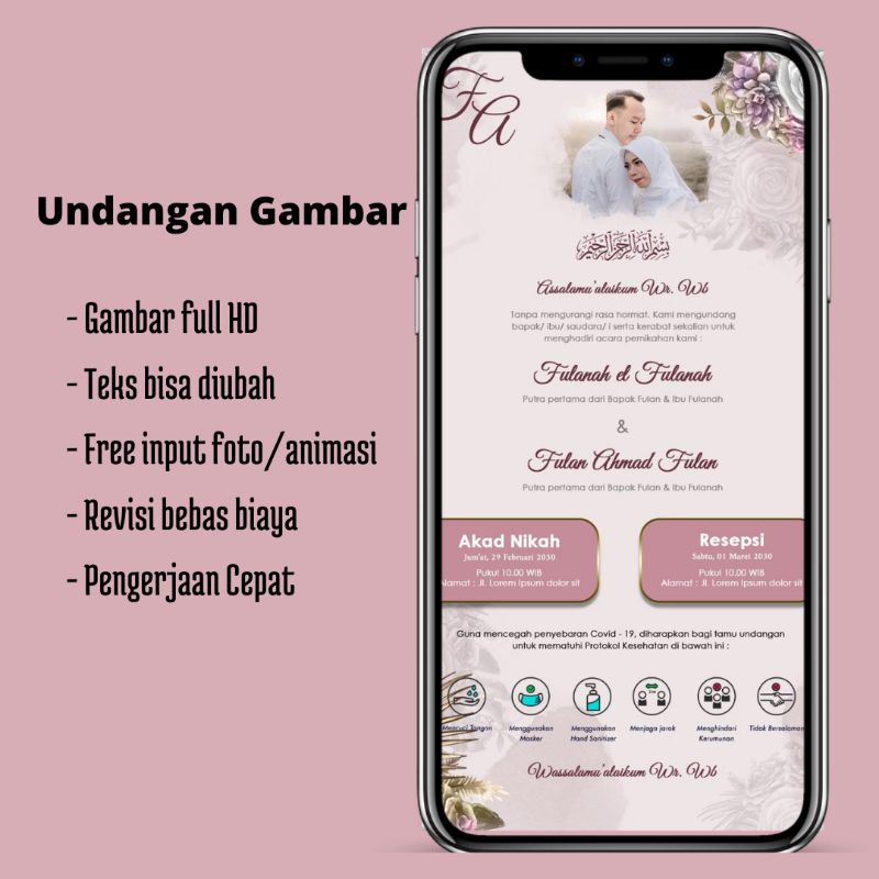 Jual undangan gambar undangan jpeg jpg undangan pernikahan gambar jpg ...