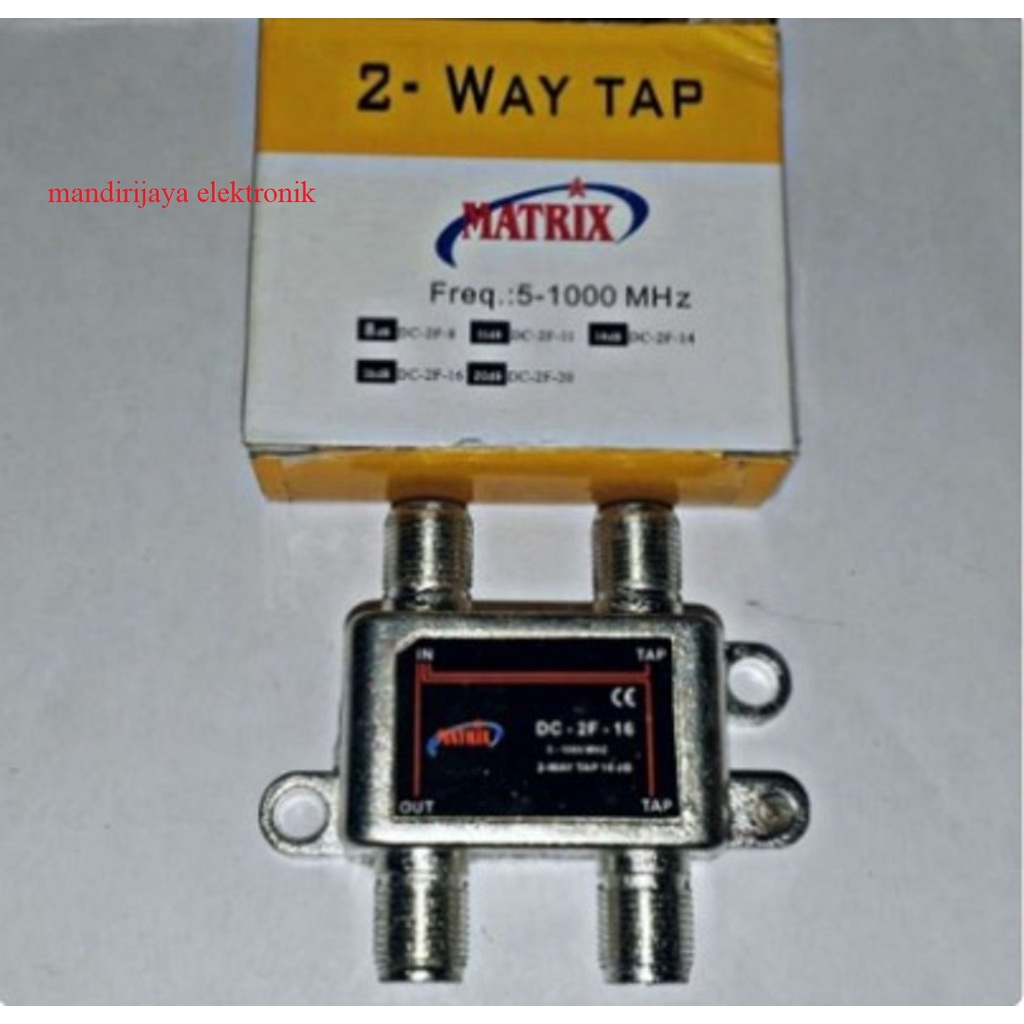 Jual Matrix Tap 2 Way Indoor 20 db | Shopee Indonesia