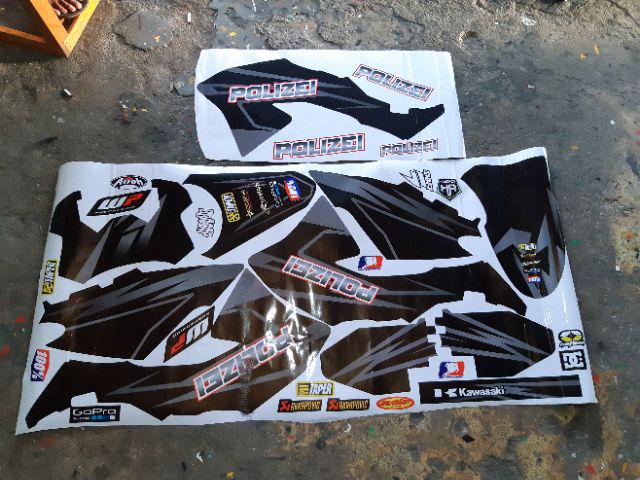 STIKER DECAL STRIPING CUTTING KLX 150 BF FREE STIKER | Shopee Indonesia