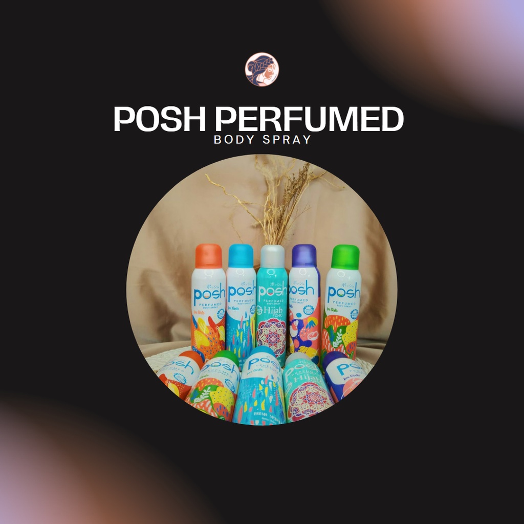 Jual POSH - PARFUMED BODY SPRAY Parfum Badan Murah | Shopee Indonesia