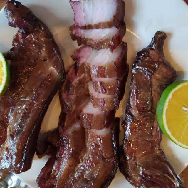 250 gram Daging Babi Asap Sei Babi smokey pork lezat murah | Shopee ...