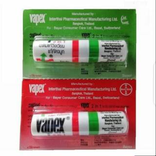 Jual Vapex 2 in 1 inhaler For Relief of Nasal Congestion 2 ml | Shopee Indonesia