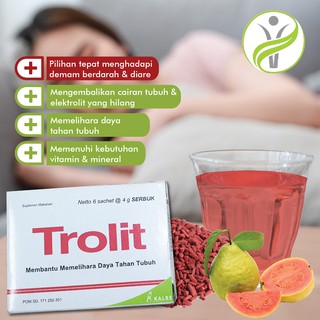 Trolit 6 Sachet - Serbuk Jambu Biji dan Angkak Merah | Shopee Indonesia