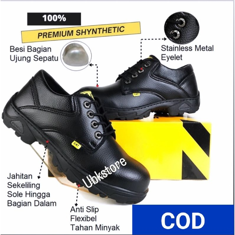 Jual sepatu safety pendek/sepatu septy pria/sepatu septi/sepatu sefety ...