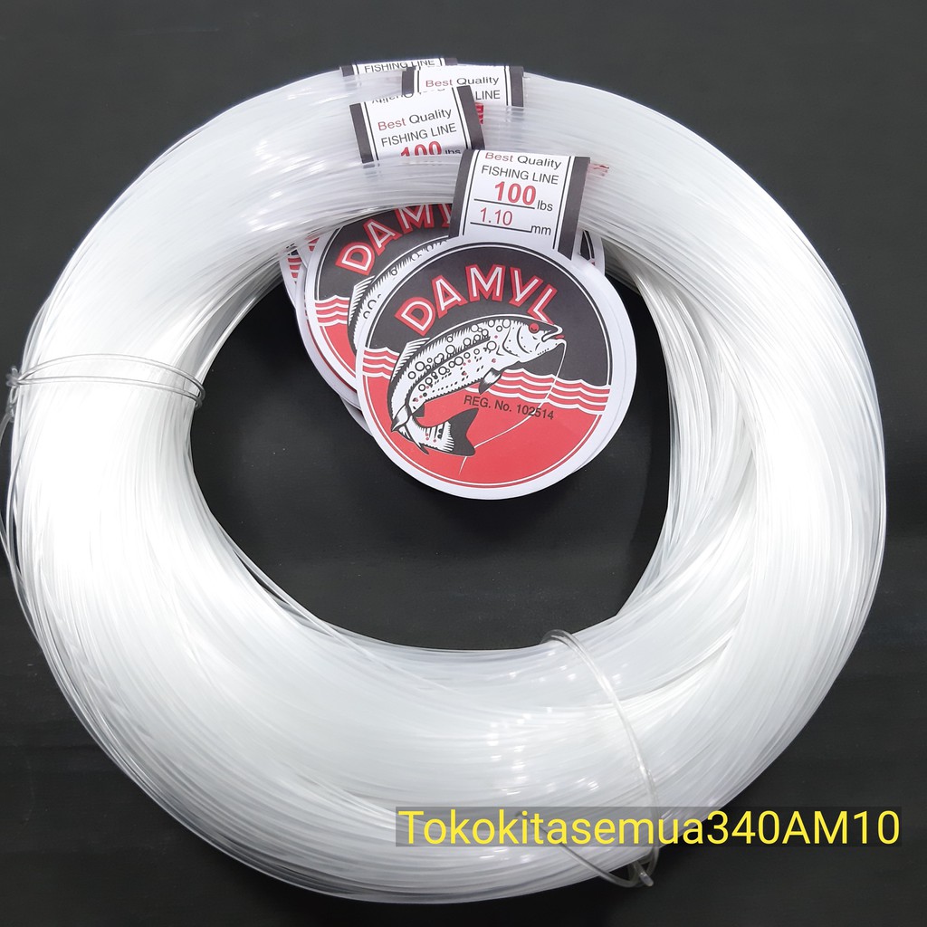 Jual Nilon Pancing Senar 100 LB panjang 30 meter/roll connecting 10 ...