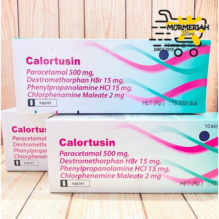 Jual CALORTUSIN Box isi 100 kaplet-Obat Demam,Batuk & Pilek | Shopee ...
