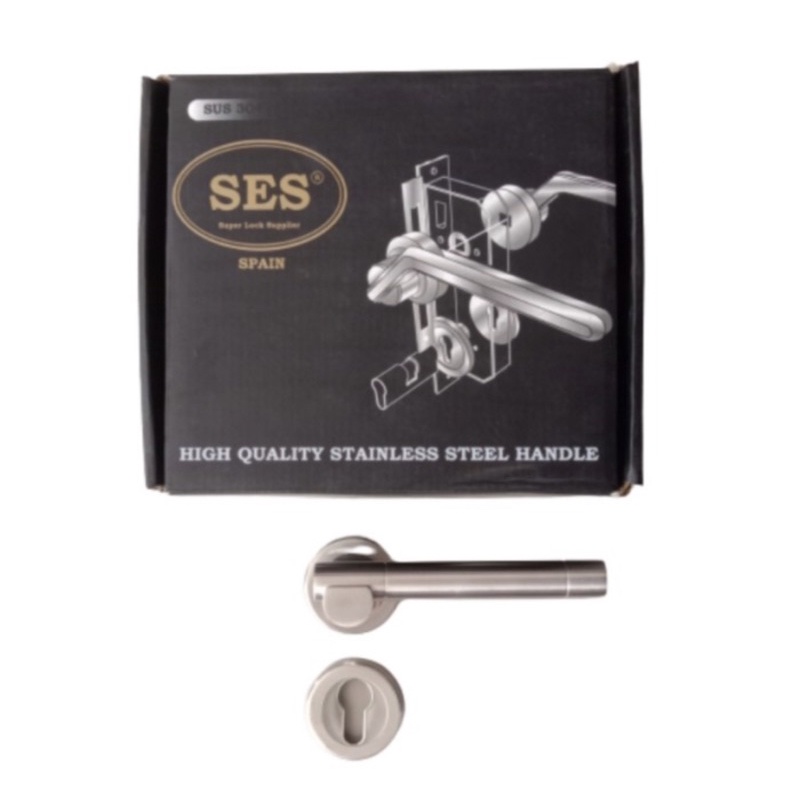 Jual Handle SES 9049 Polos SSS / Gagang Pintu | Shopee Indonesia