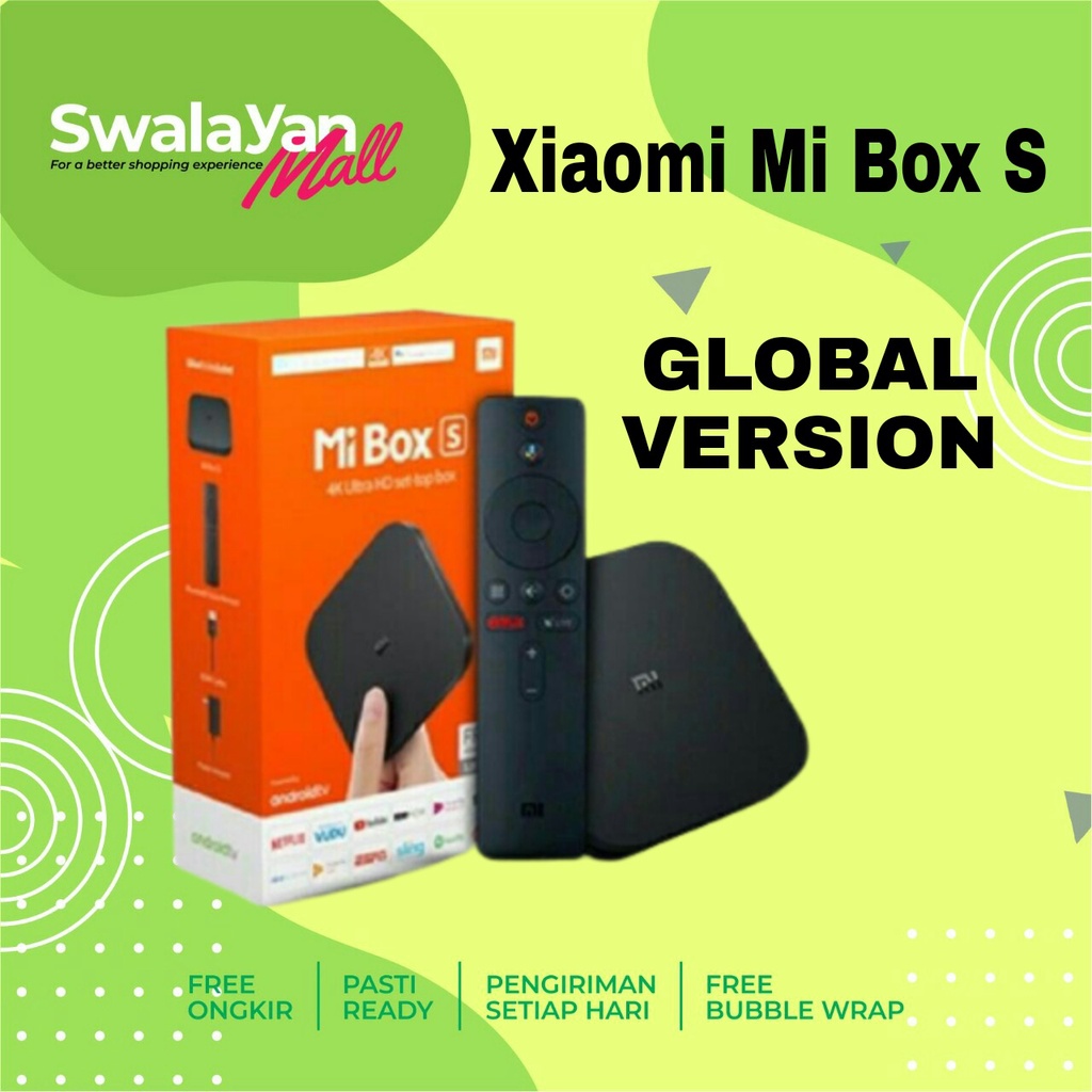 Jual Xiaomi Mi Box S Mi Box 4 International 4K Ultra HDR Android TV