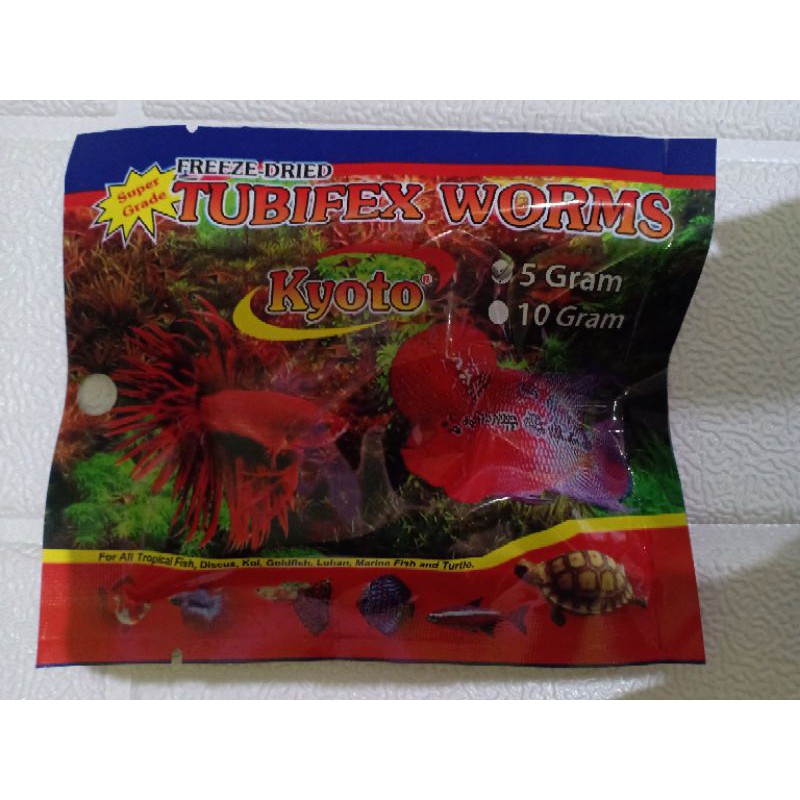 Jual CACING KERING TUBIFEX WORM 5GR | Shopee Indonesia