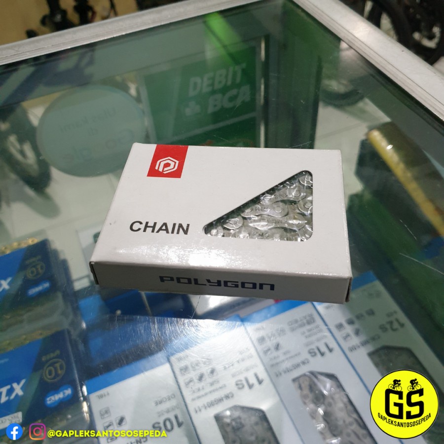 Jual Rantai Sepeda Polygon 7 Speed Chain 7 Speed Sp KMC | Shopee Indonesia Jual Rantai Sepeda Polygon 7 Speed Chain 7 Speed Sp KMC | Shopee Indonesia