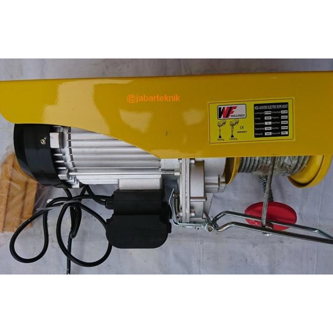 Jual Electric Hoist 1000 Kg 20 Meter Katrol Elektrik 1000Kg 20Meter ...