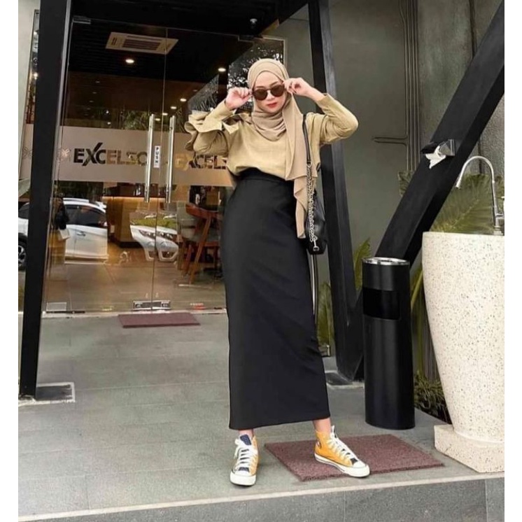 Jual ROK SCUBA SPAN -ROK BAHAN SCUBA PREMIUM - ROK SPAN KERJA POLOS ...