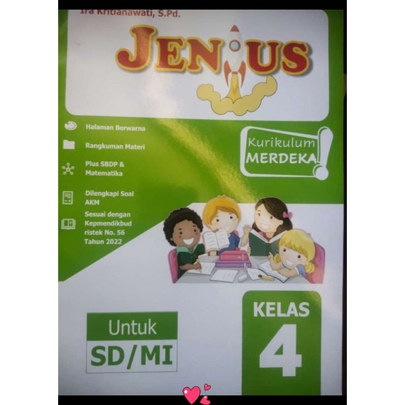 Jual Jenius Tematik Kls 4 Sd Mi Kurikulum Merdeka Shopee Indonesia