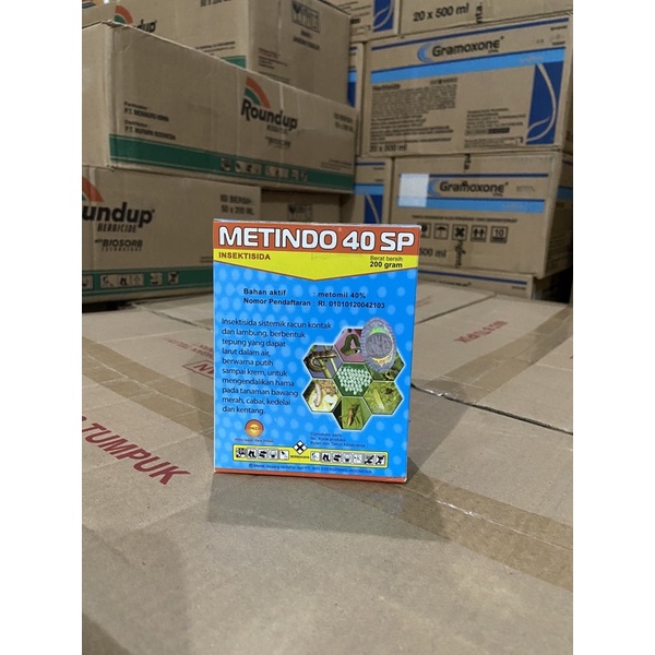 Jual insektisida metindo 200gram sp obat ulat metomil 40sp | Shopee ...
