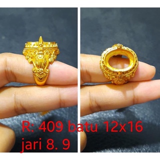Jual Ring Emban Batu Akik Dan Pemata Lapis Emas Ukir Dari Bali | Shopee ...