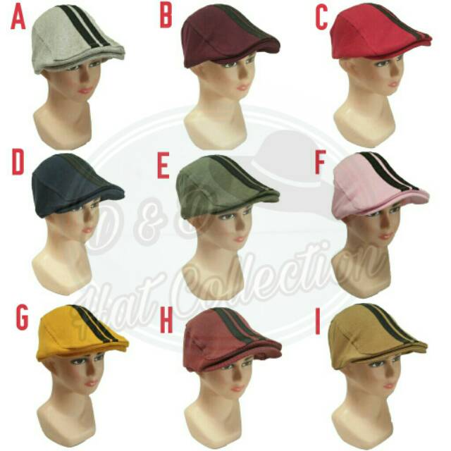 Paddy Cap / Topi pet anak balita motif garis | Shopee Indonesia