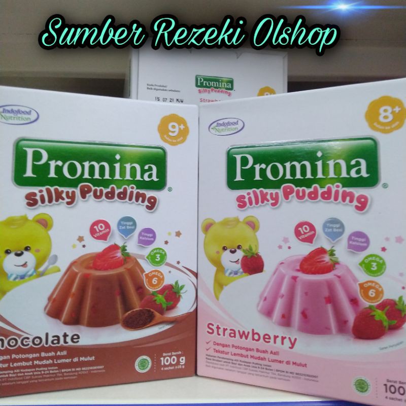 Jual Promina silky pudding 100gr ( Coklat & strawberry ) | Shopee Indonesia