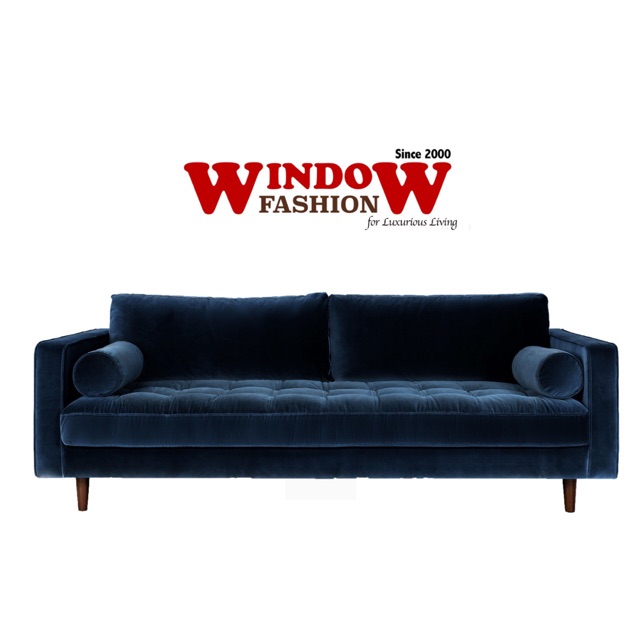 Jual Sofa Bludru / Sofa Minimalis / Sofa Biru / Sofa Biru Dongker ...