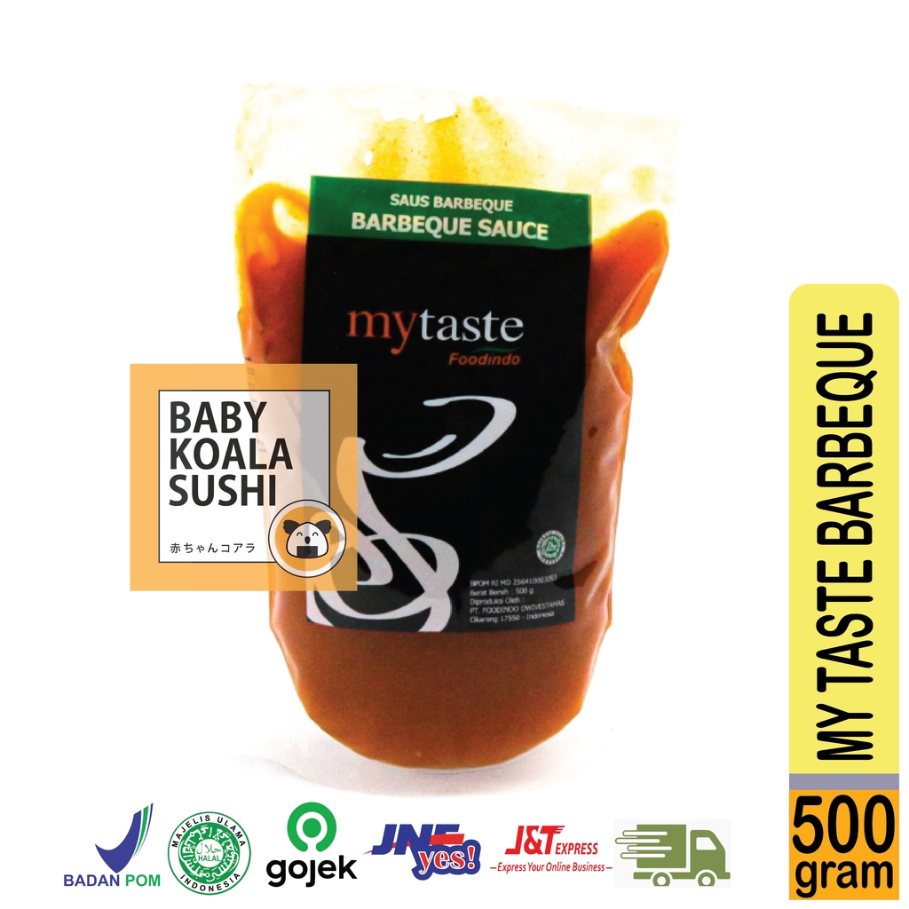 Jual MY TASTE Barbeque Sauce 500 g Halal │ Saus Cocol Rasa BBQ | Shopee ...