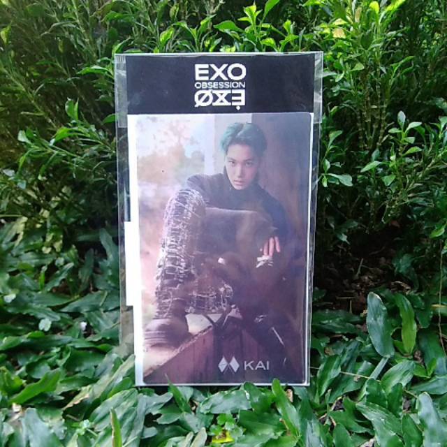 Jual Lenticular card set kai exo obsession the place lenti | Shopee ...