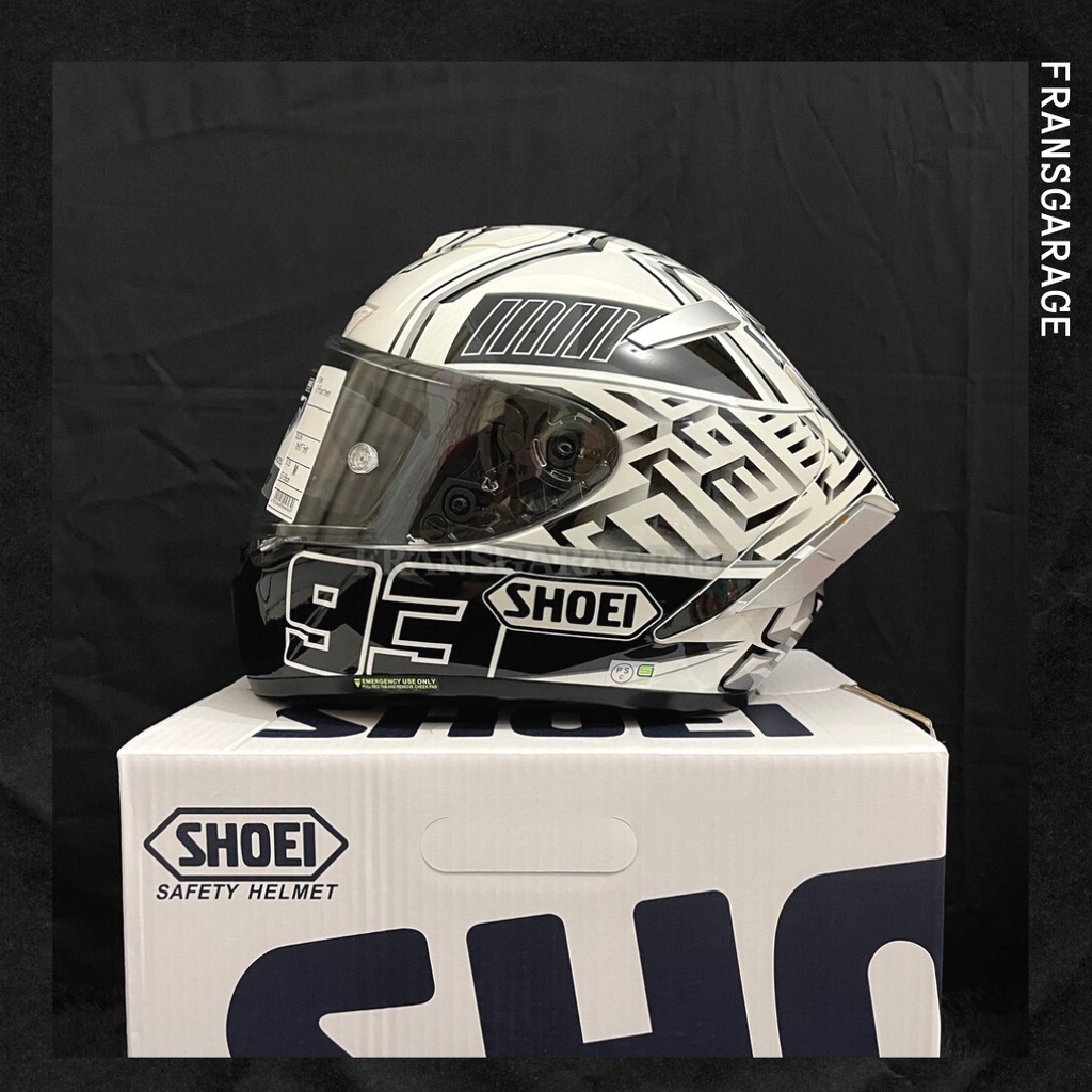 Jual HELM SHOEI FULL FACE WHITE ANT 1:1 KUALITAS IMPORT PREMIUM ...