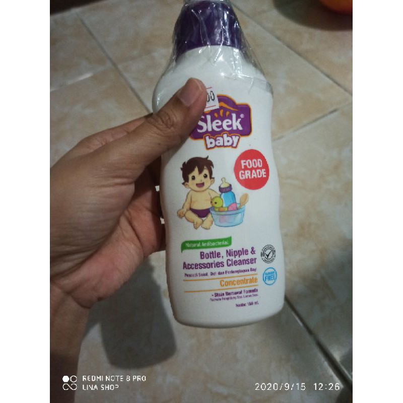 Jual Sleek cairan cuci dot, botol bayi 150ml | Shopee Indonesia