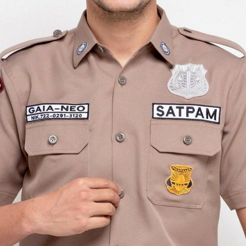Jual PROMO TERBARU!!! SERAGAM SATPAM/SECURITY TERBARU!! PAKAIAN DINAS ...