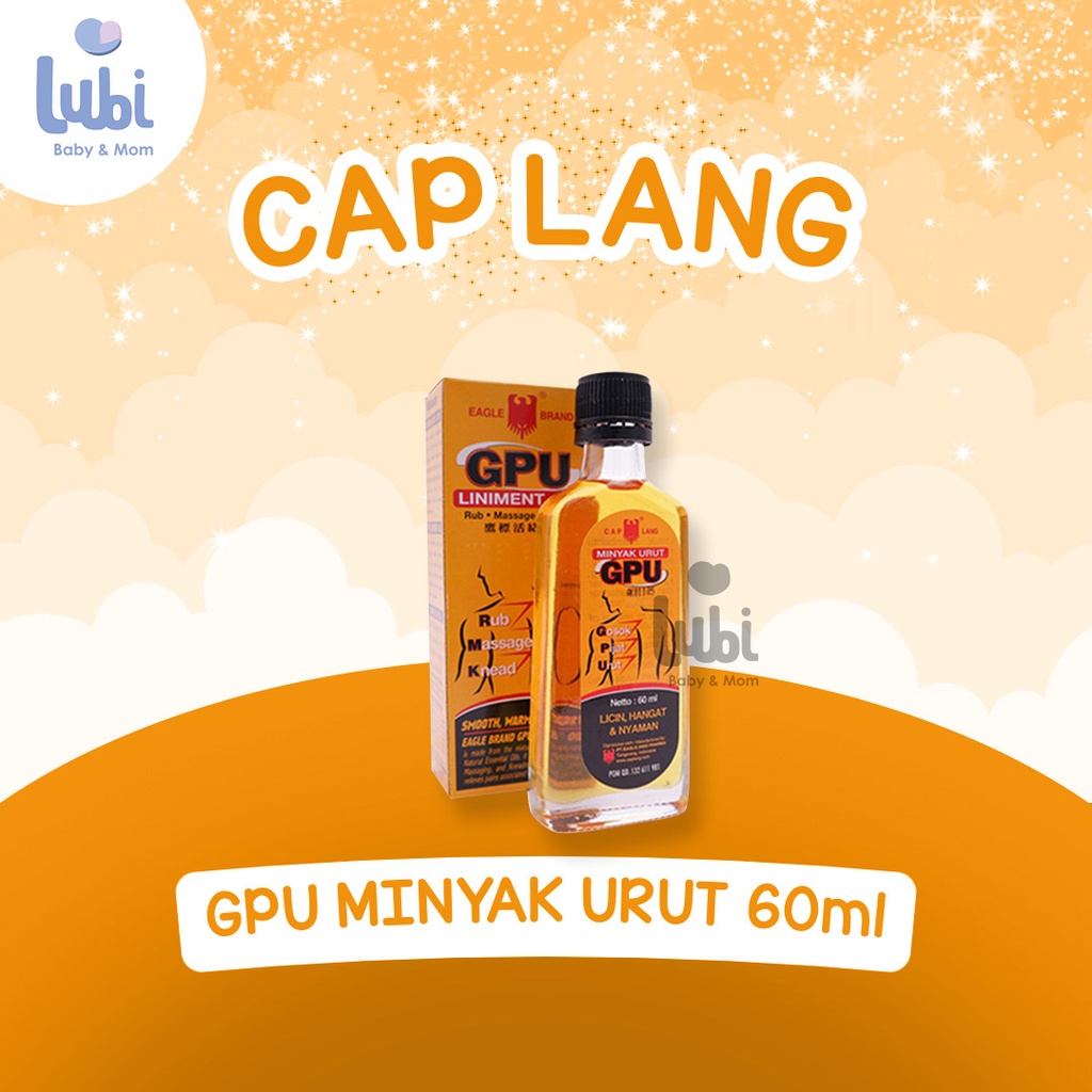 Jual CAP LANG GPU LINIMENT MINYAK URUT 60 ML | Shopee Indonesia