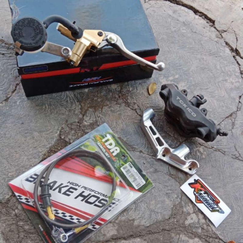 Jual kaliper tokico kanan kaliper limbah moge PNP ninja rr ss r set master rem radial | Shopee ...