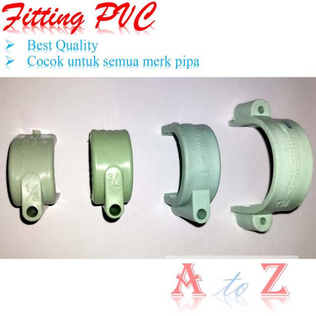 Jual Klem 4"/clam 4 in/klem pipa pvc arrow 4 inch Indonesia|Shopee ...
